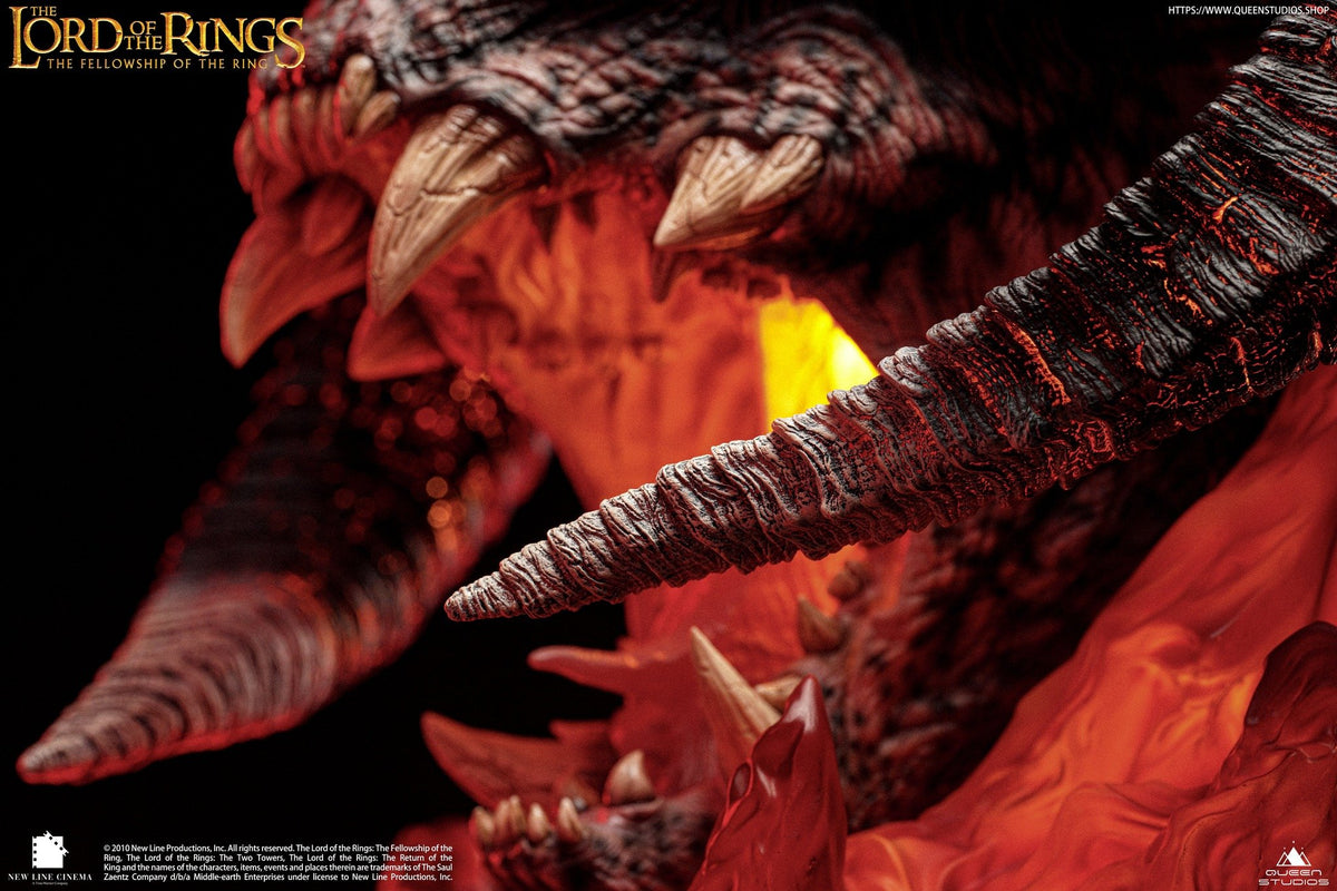 Queen Studios LOTR Life Size Balrog Bust With Base (Small) – Glorious ...