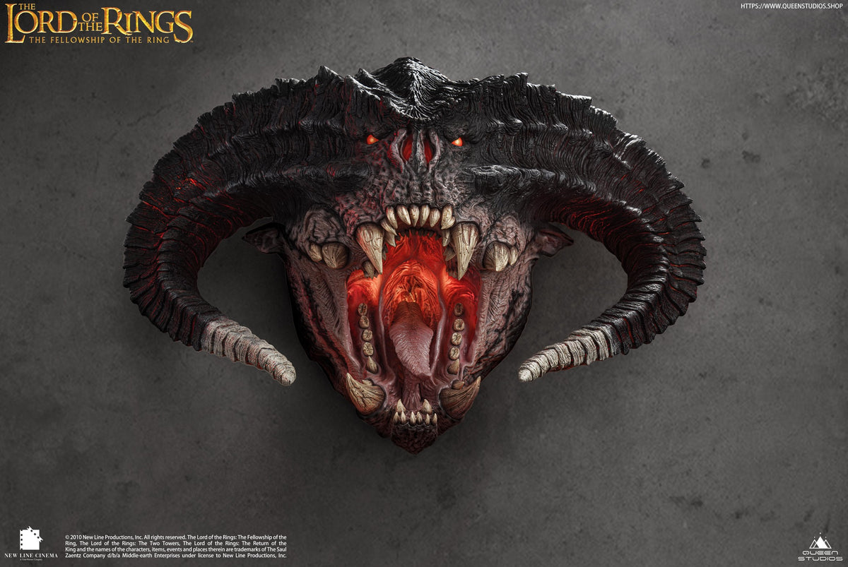 Queen Studios LOTR Life Size Balrog Bust WITHOUT Base – Glorious Toys ...