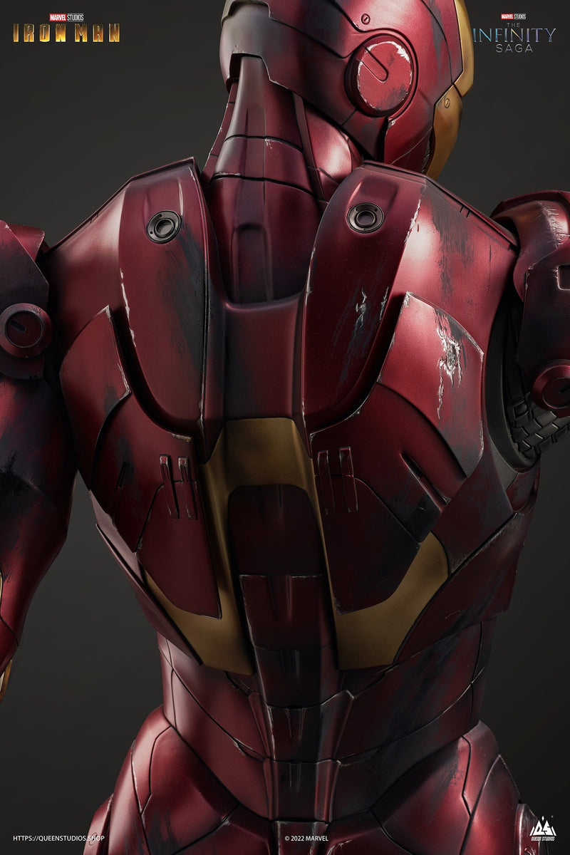 Queen Studios 1/2 Iron Man Mark 3 - Regular / Battle Damage – Glorious ...